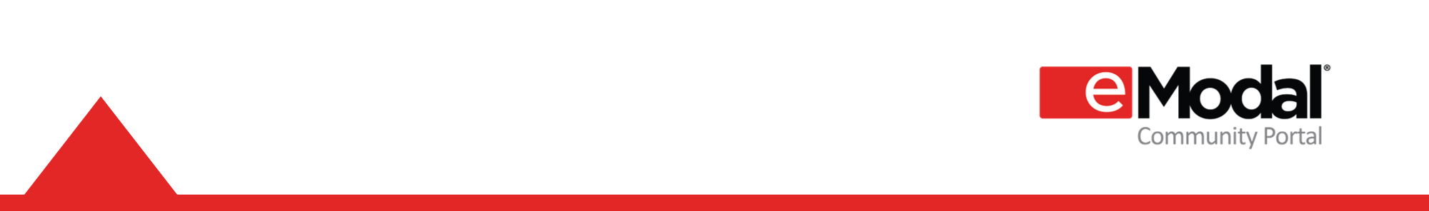 eModal Community Portal - Functionality Overview